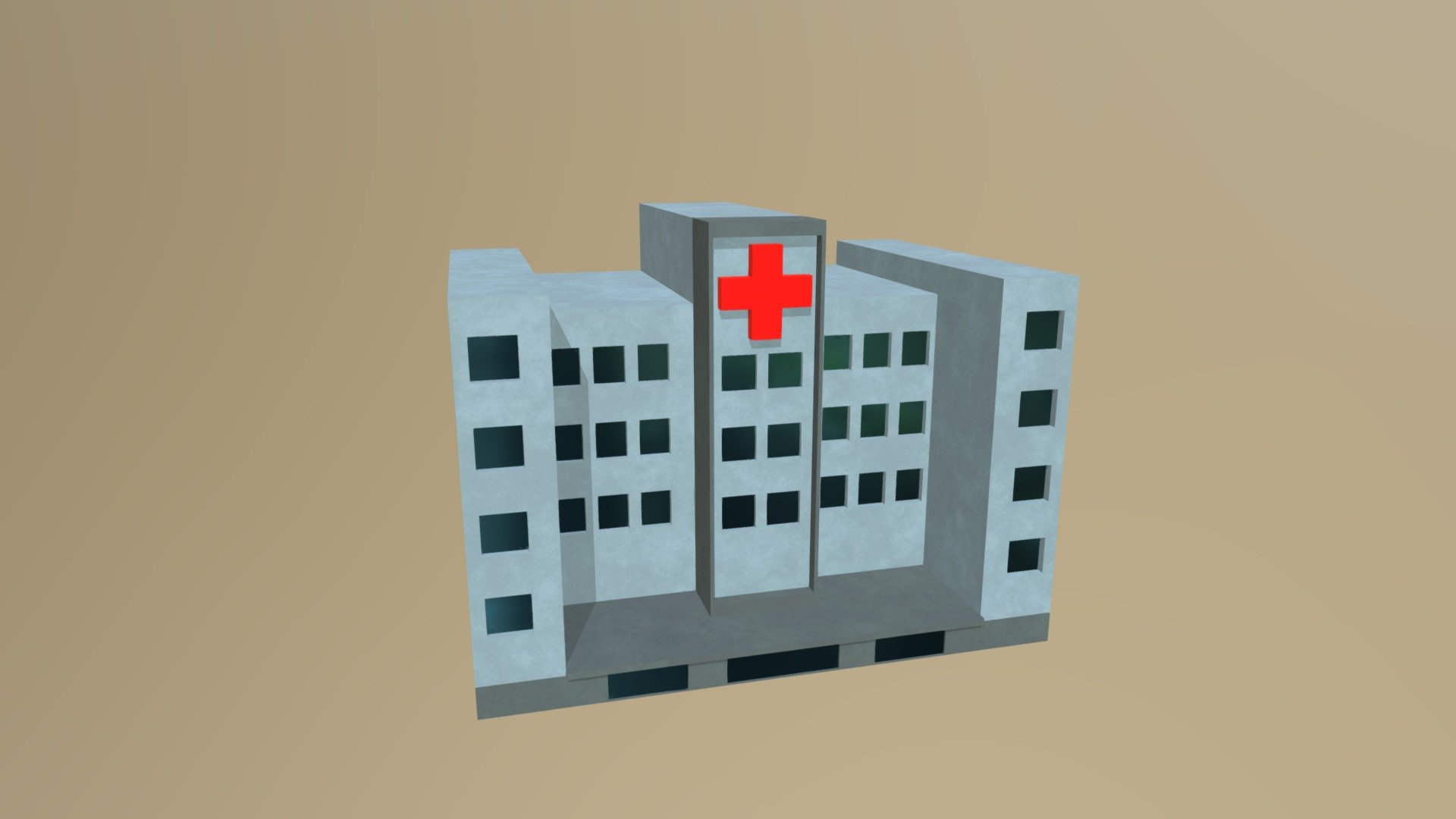Hospital - 3D model by raulcb [4b2fa21] - Sketchfab