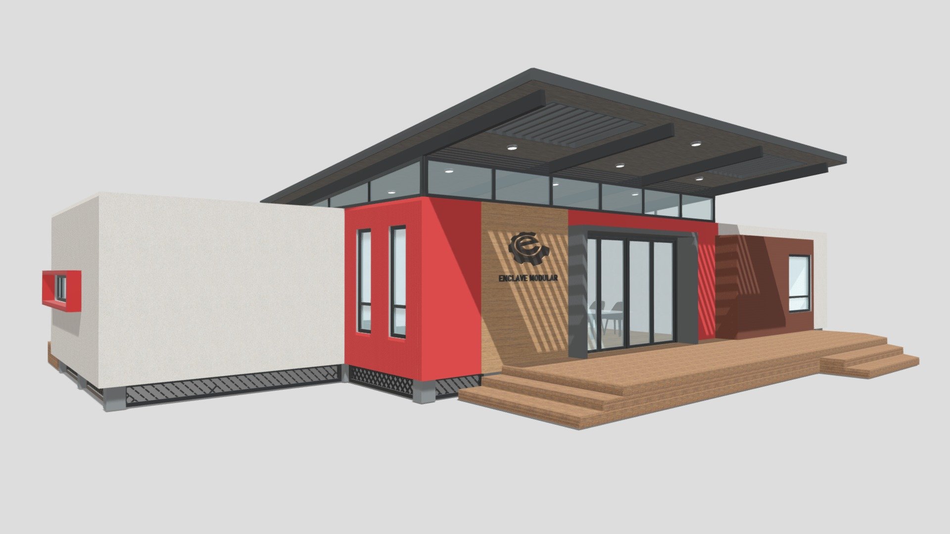 Home type 3A - 3D model by enclavemodular [4b30979] - Sketchfab