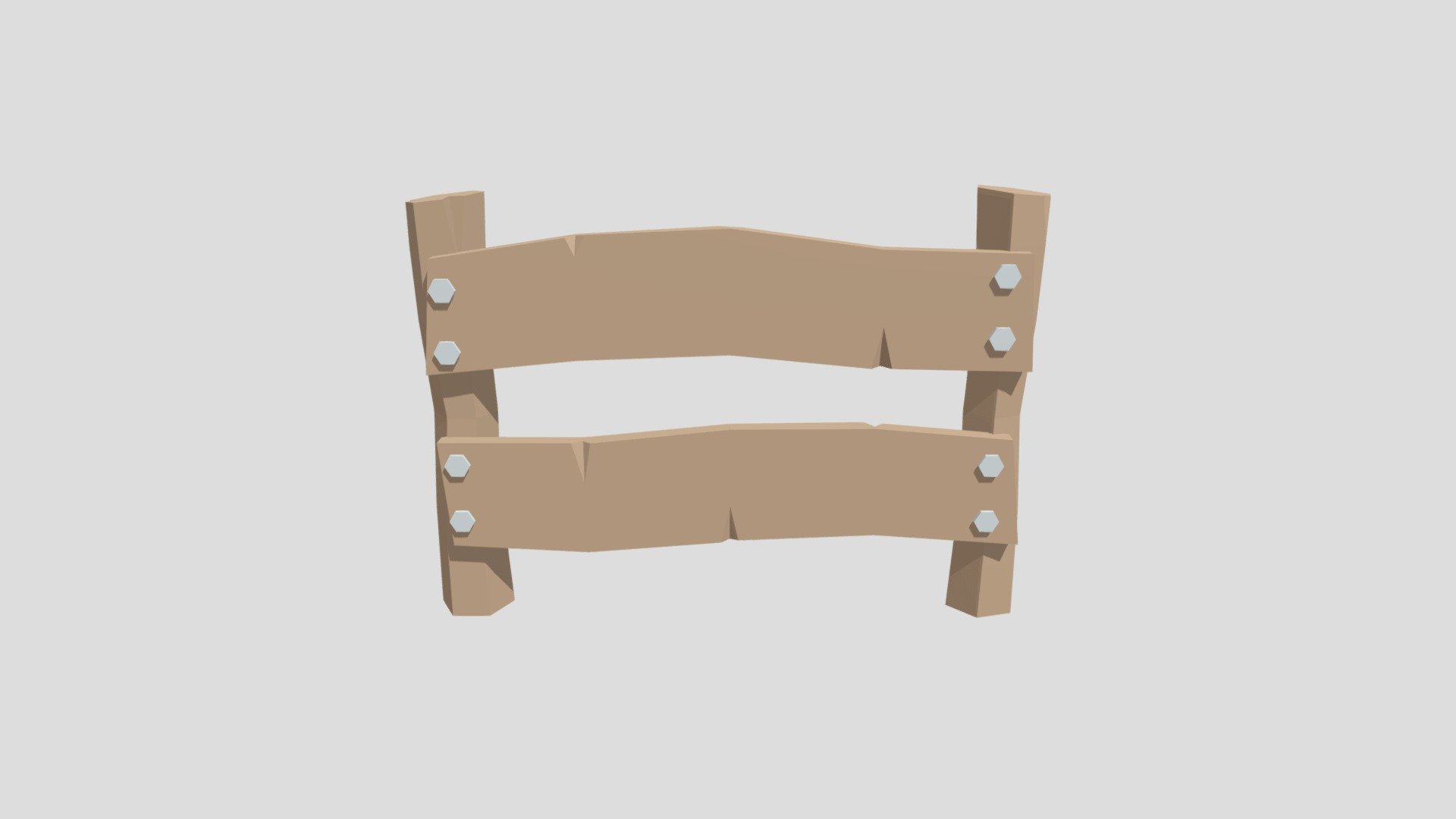 Low Poly Fence - Download Free 3D model by Gregamo (@Nashrath) [4b30b12 ...