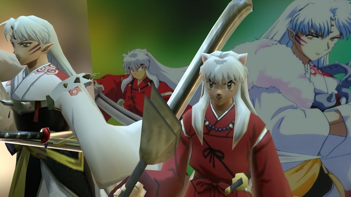 Inuyasha 3D models - Sketchfab