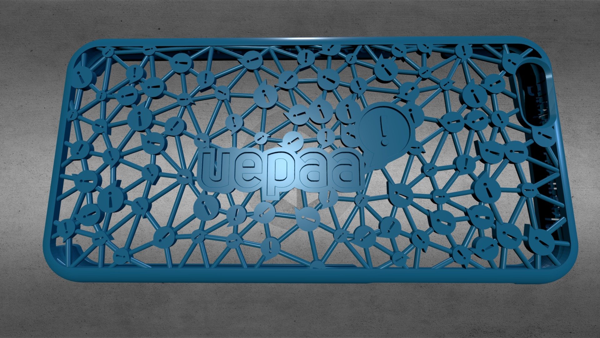 Uepaa! Case Preview - 3D model by 3dinvention [4b31556] - Sketchfab