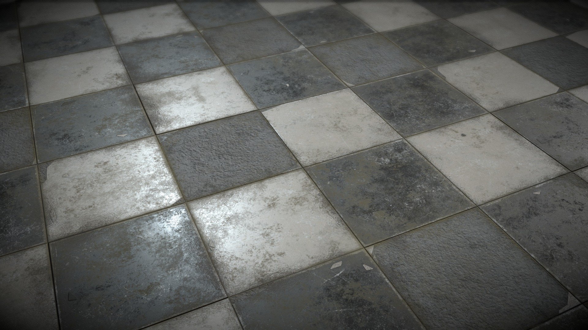 Old chipped tile (Material) - Buy Royalty Free 3D model by Ruslan ...
