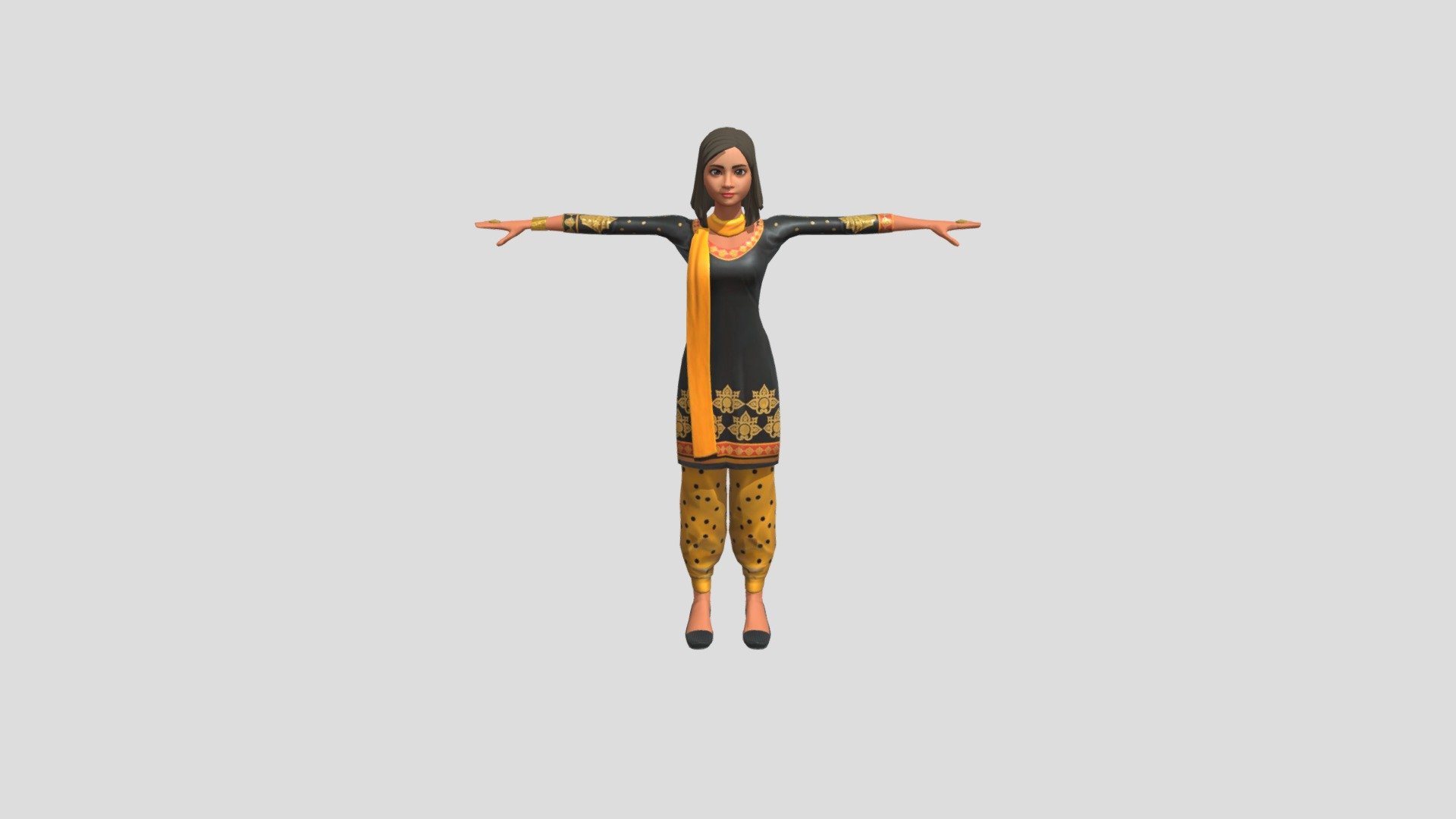 Woman Glb - 3D model by samajdwarprasun [4b31eff] - Sketchfab