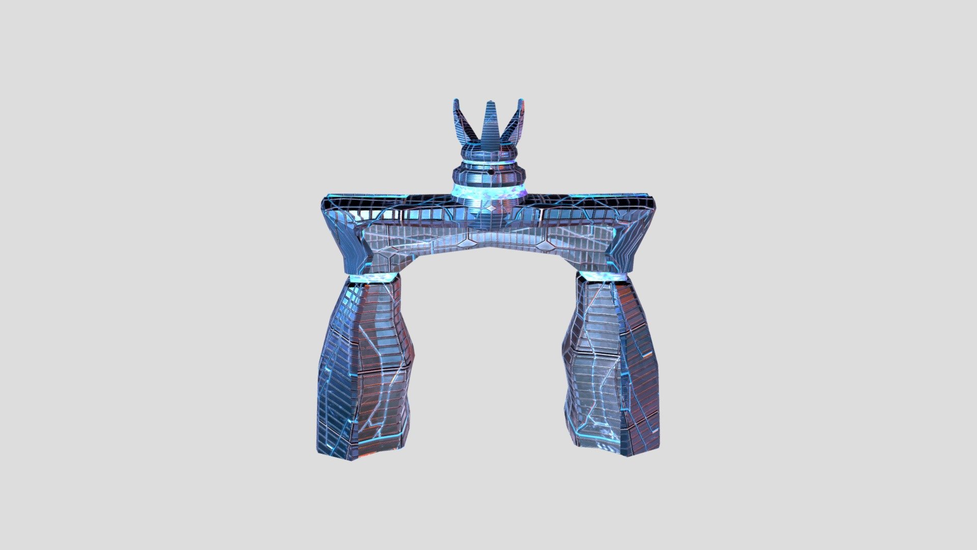 The fantasy cyber portal - 3D model by dgx23200 [4b330a2] - Sketchfab