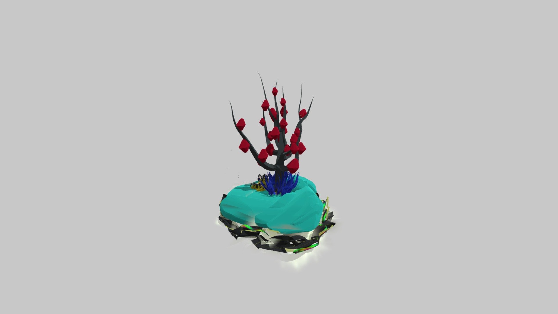Fire Tree - Download Free 3D model by PPM (@paitom) [4b338bd] - Sketchfab