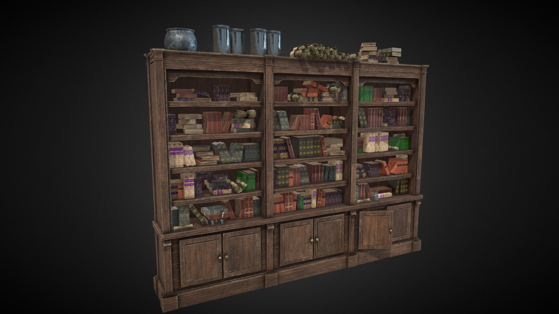 Classroom Bookshelf - 3D model by Myrianne L'Espinay (@myrianne ...