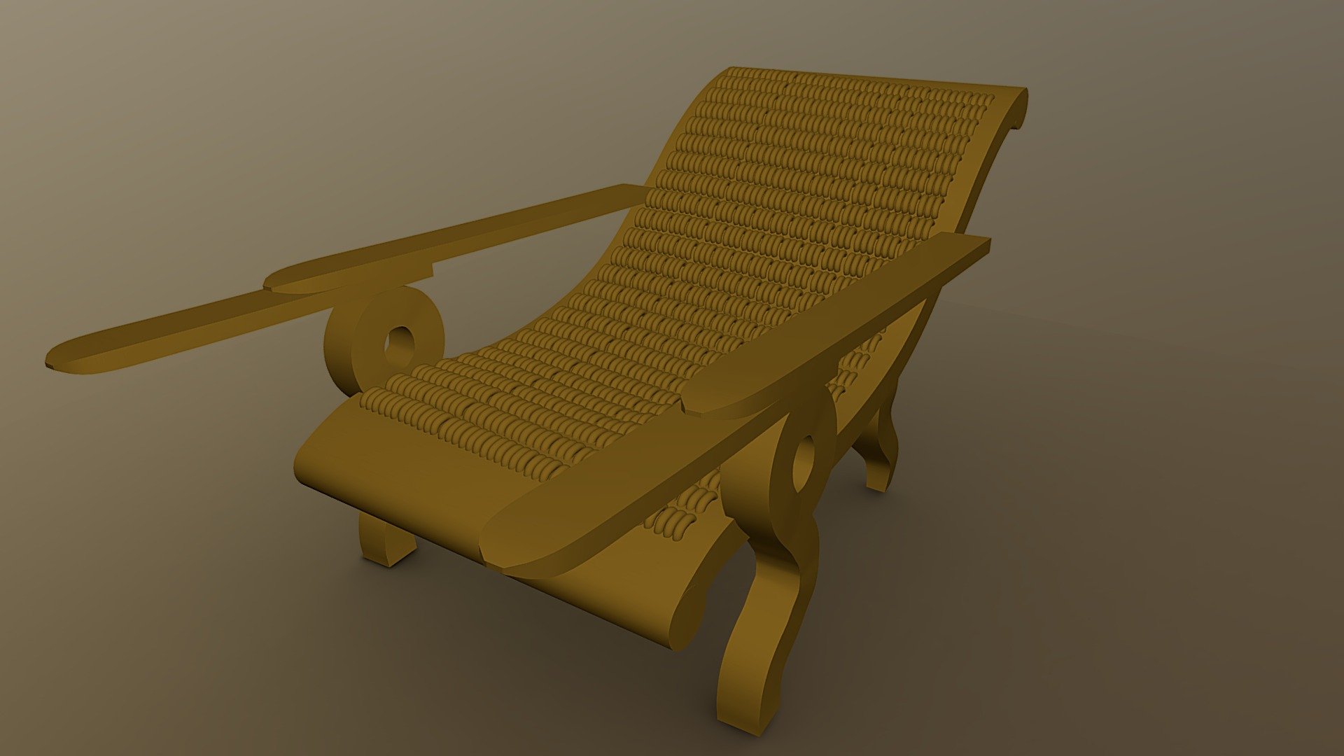 Kerala Traditional Chair (charukasera) - Download Free 3D model by ...