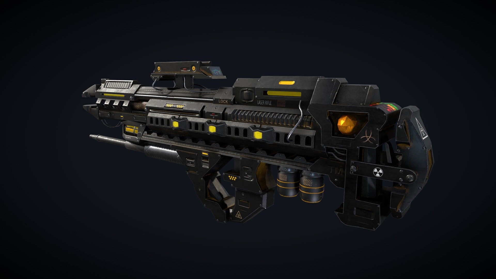 Sci-fi Rifle - Buy Royalty Free 3D model by SnowyTrain [4b3815c ...