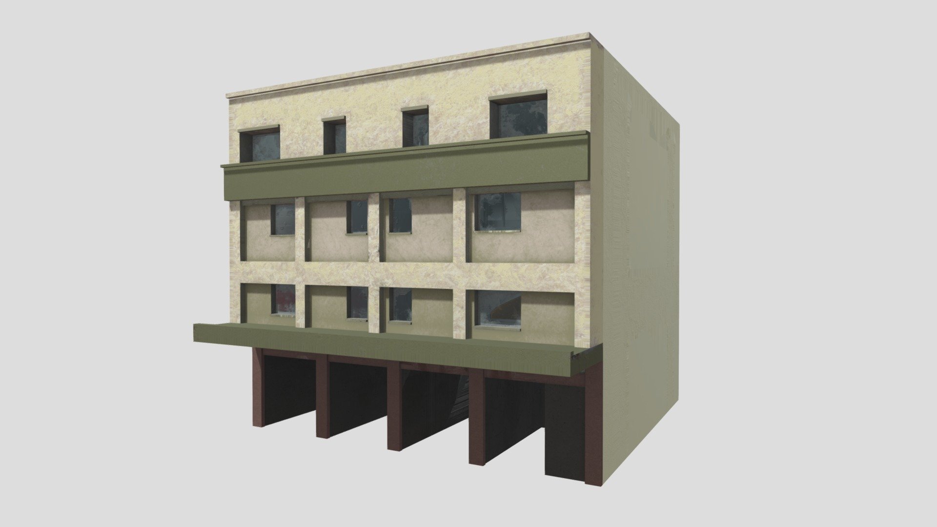 Building A - 3D model by elizabetheff [4b398da] - Sketchfab