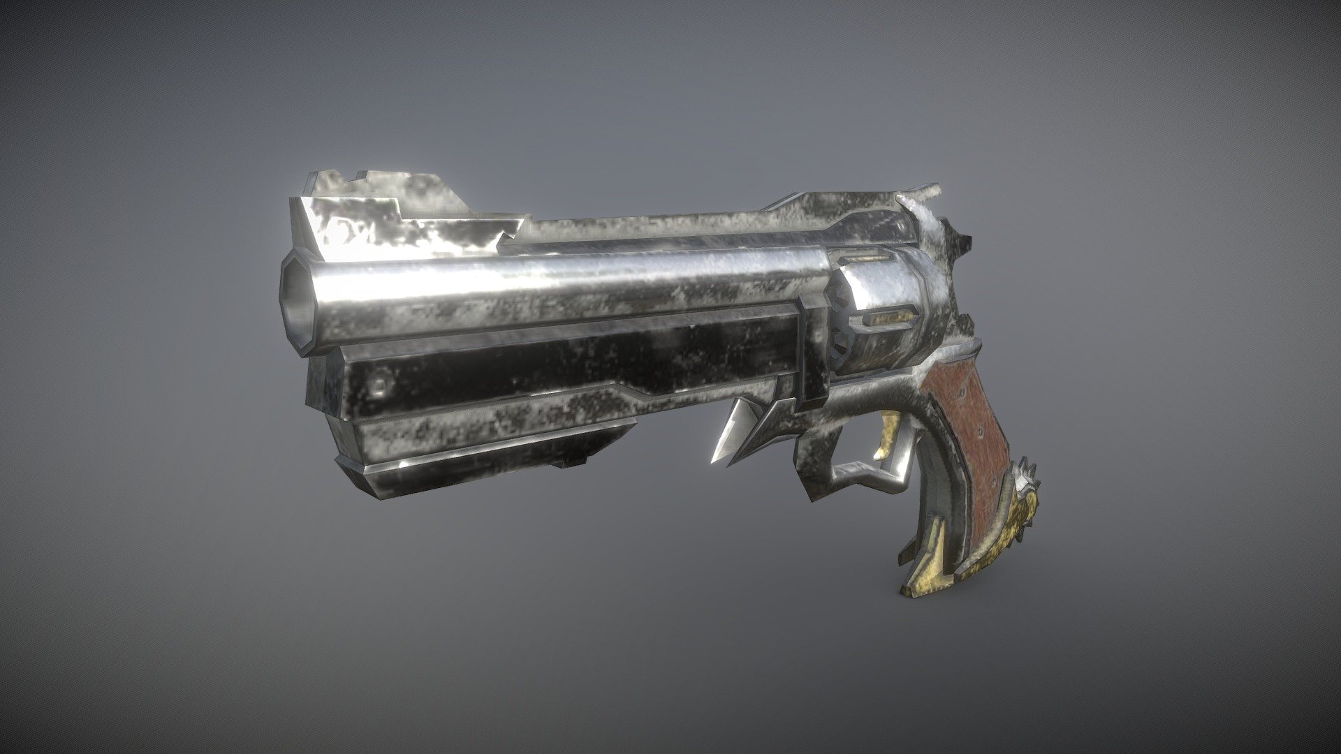 Revolver - 3D model by Zerpiente [4b39ab1] - Sketchfab