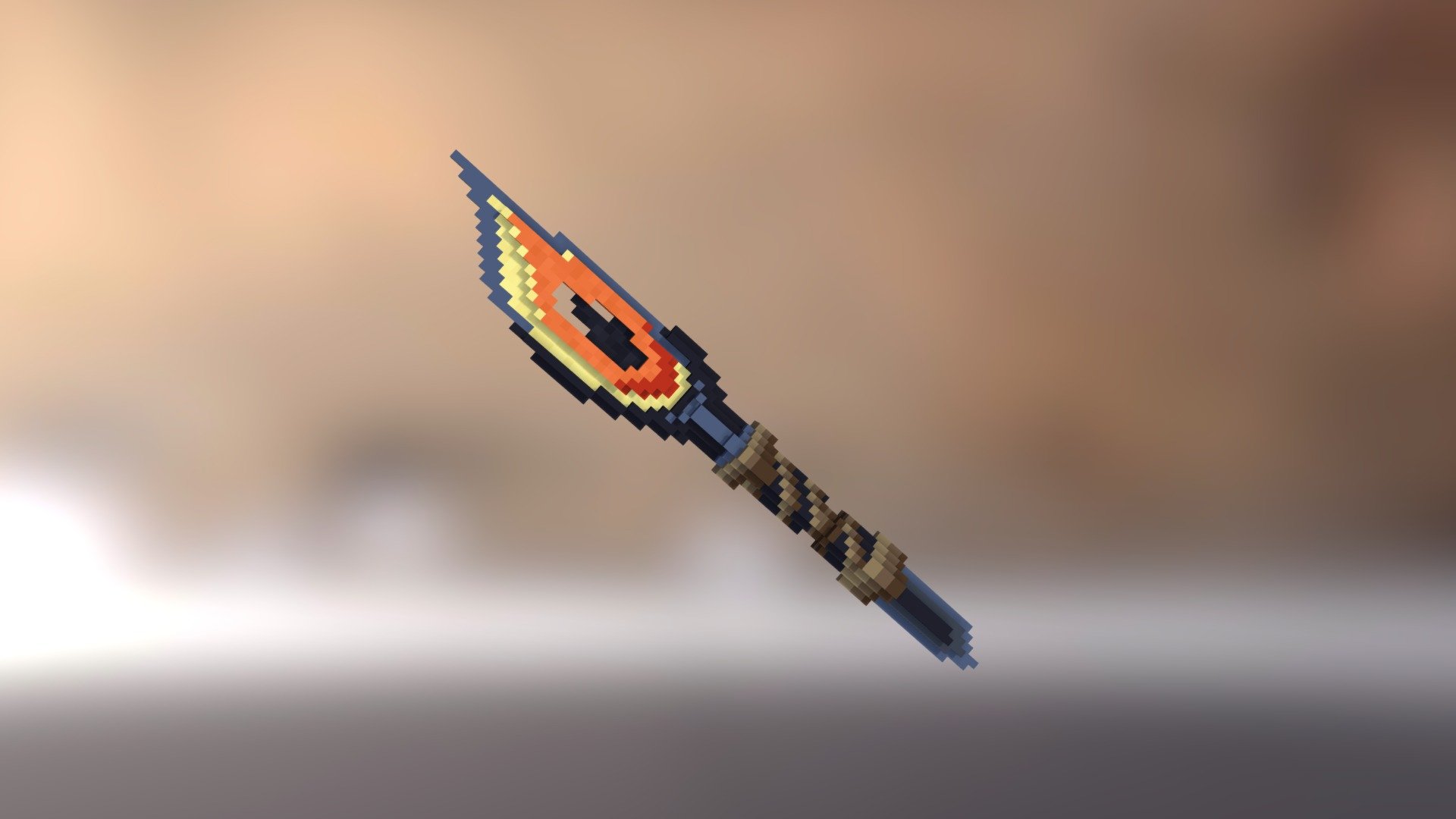 Dagger of Fire - 3D model by Robert B (@robert.burik) [4b3cc3c] - Sketchfab