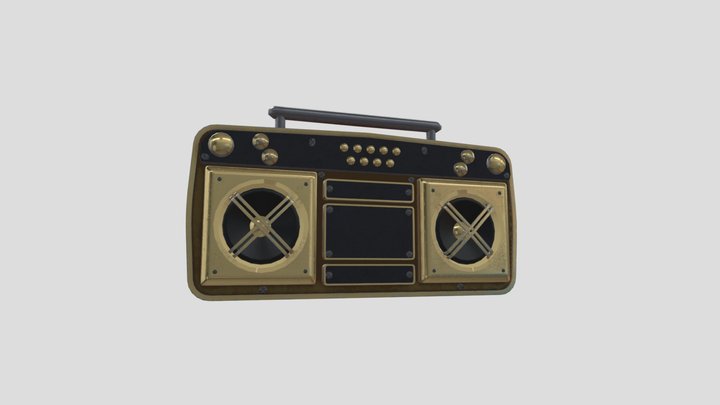 Boombox 3D models - Sketchfab