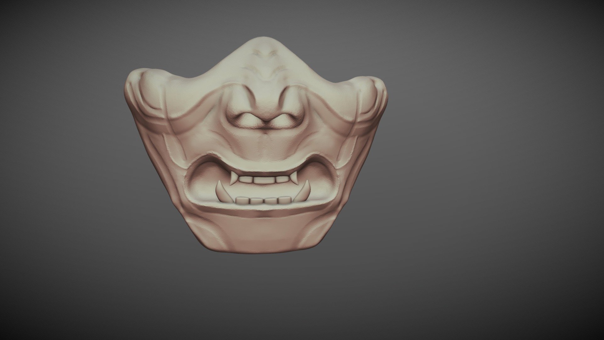 samurai mask - Download Free 3D model by DERREK [4b418f1] - Sketchfab