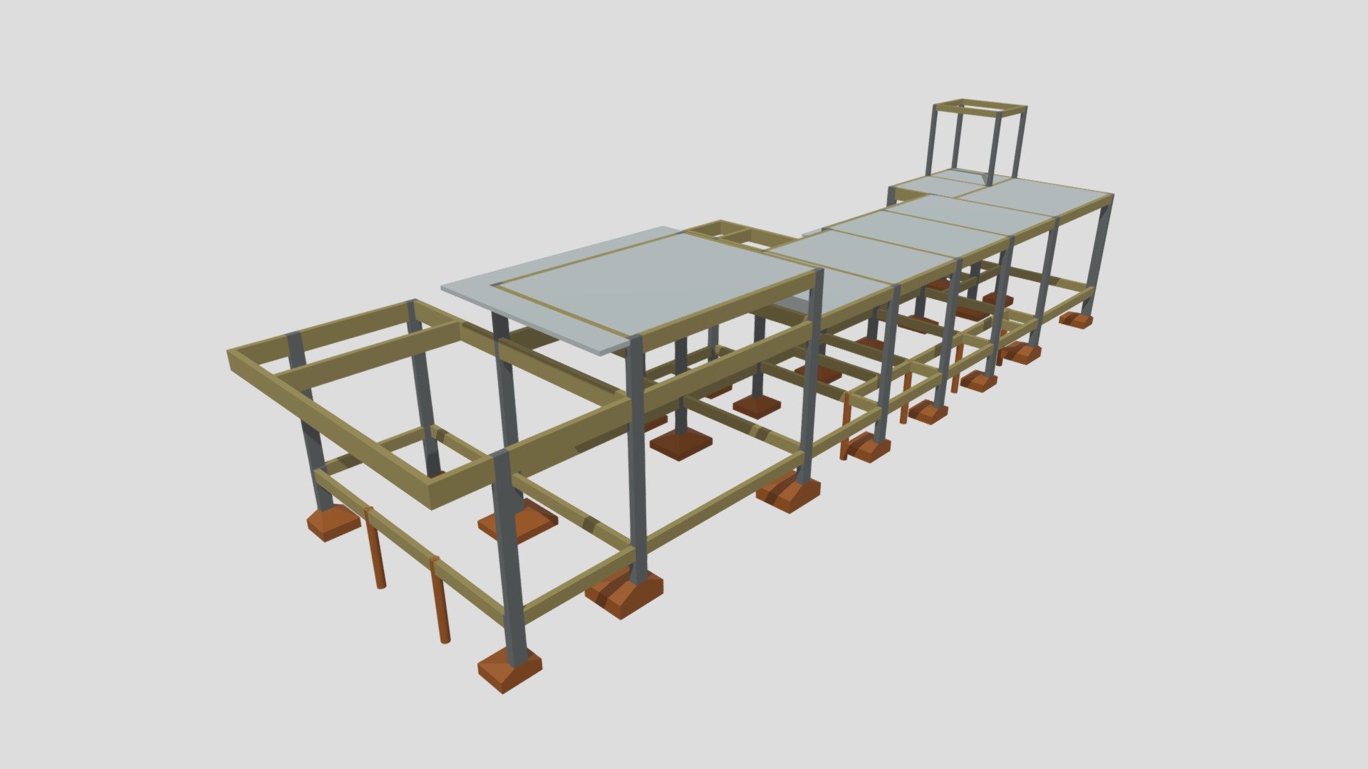 PROJETO LF - 3D model by Pedro d'Almeida | Engenharia Estrutural ...