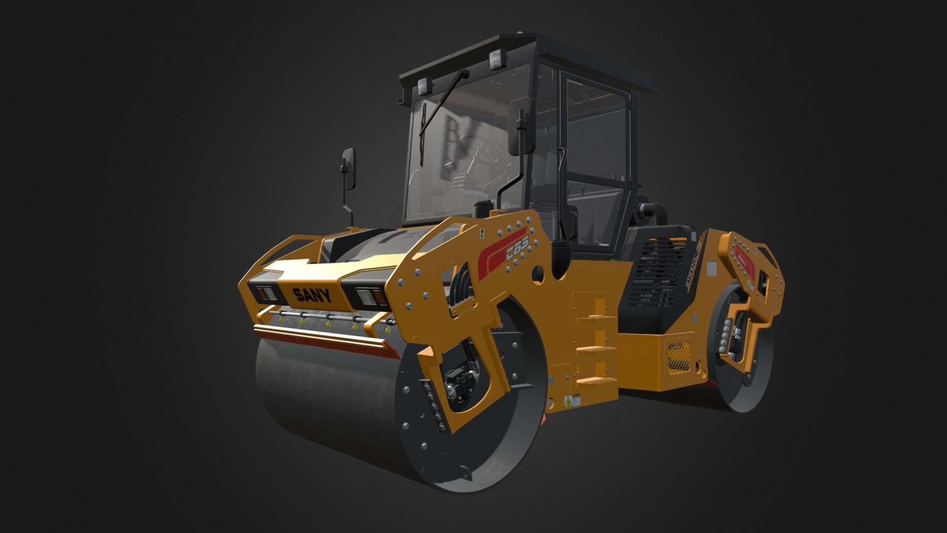 Sany STR100C-8S - 3D model by MSR-Group (@3Dmsr-group) [4b427d1 ...