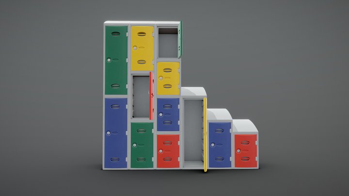 Locker 3D models - Sketchfab