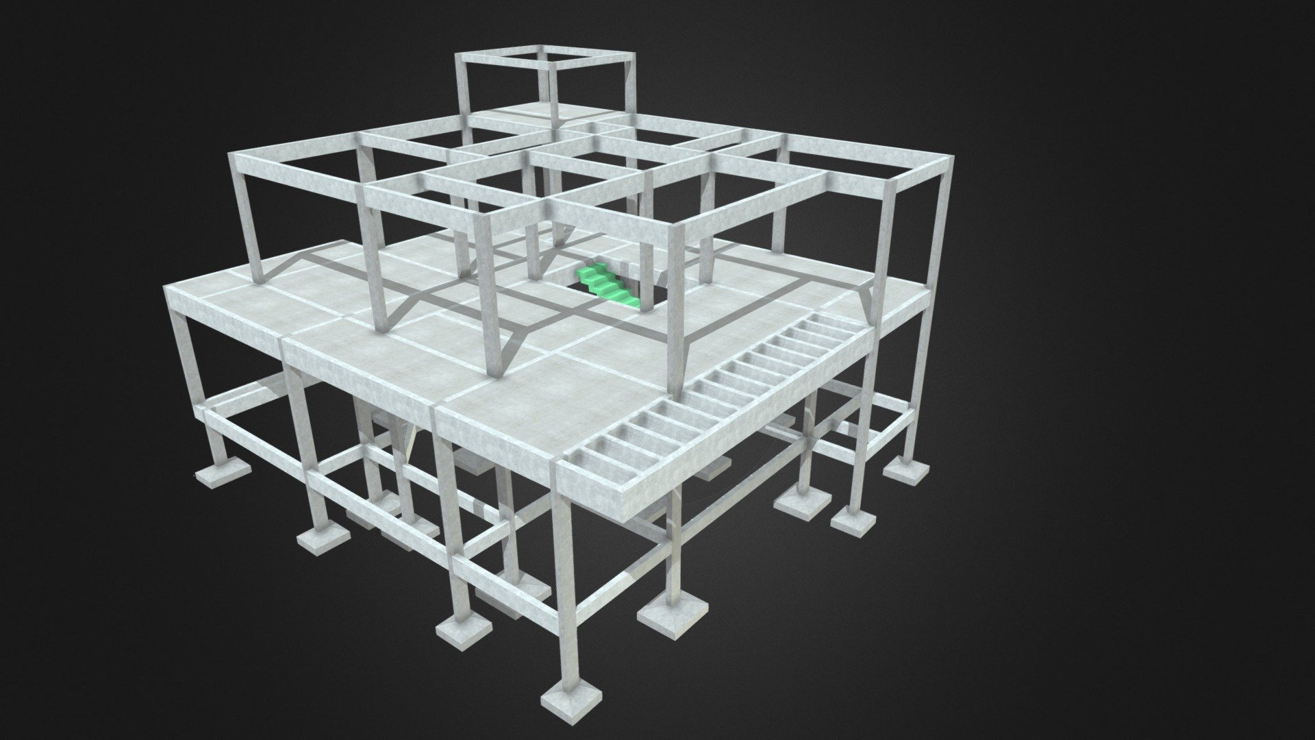 ESTRUTURAL RESIDÊNCIA DPS - 3D model by Engcamila [4b4514b] - Sketchfab