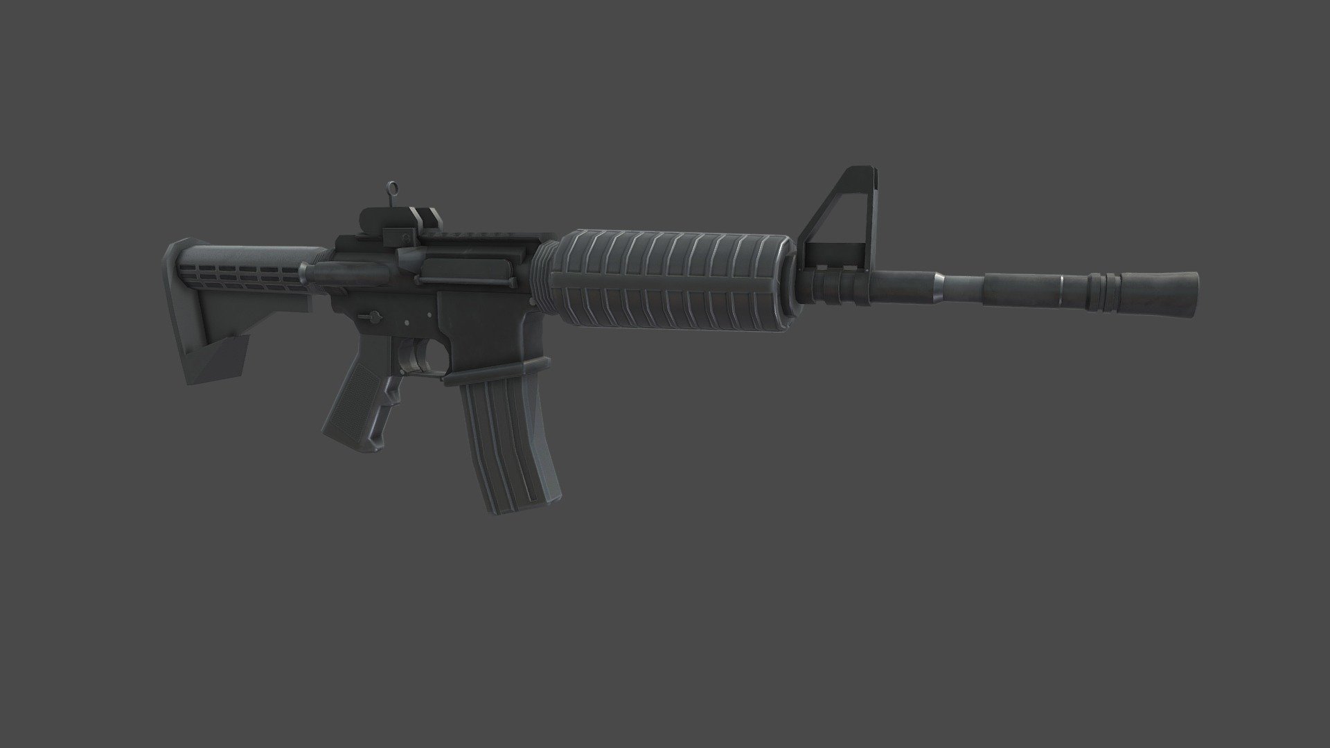 Assault Rifle - 3D model by Evan Hiltz (@evan.hiltz) [4b465ce] - Sketchfab