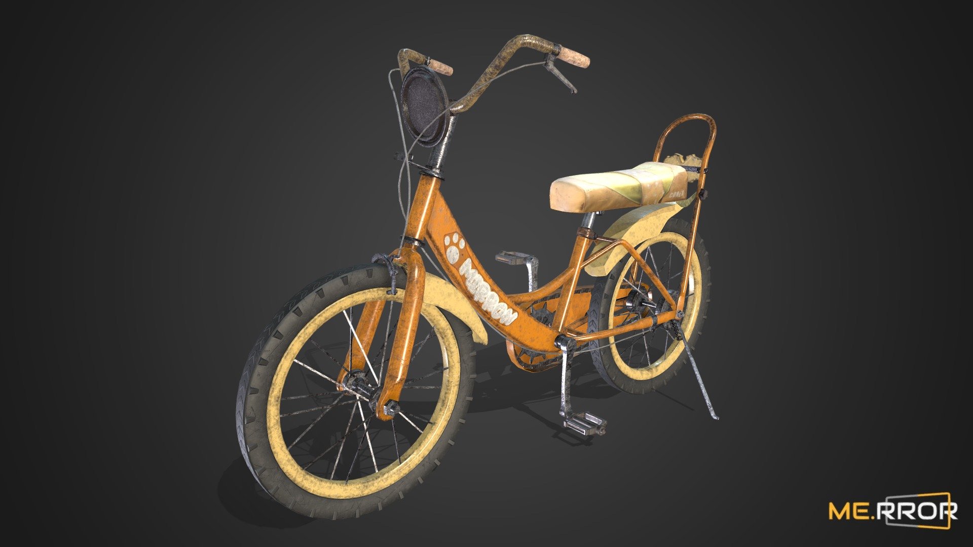 [Game-Ready] Rusty Kids Bicycle - Buy Royalty Free 3D model by ME.RROR ...
