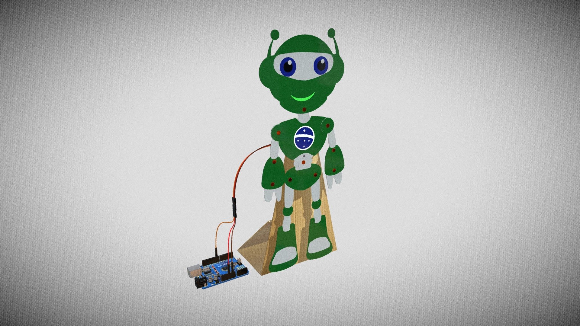 Aula 34 - A Mascote se Mexe II - Download Free 3D model by Robótica ...