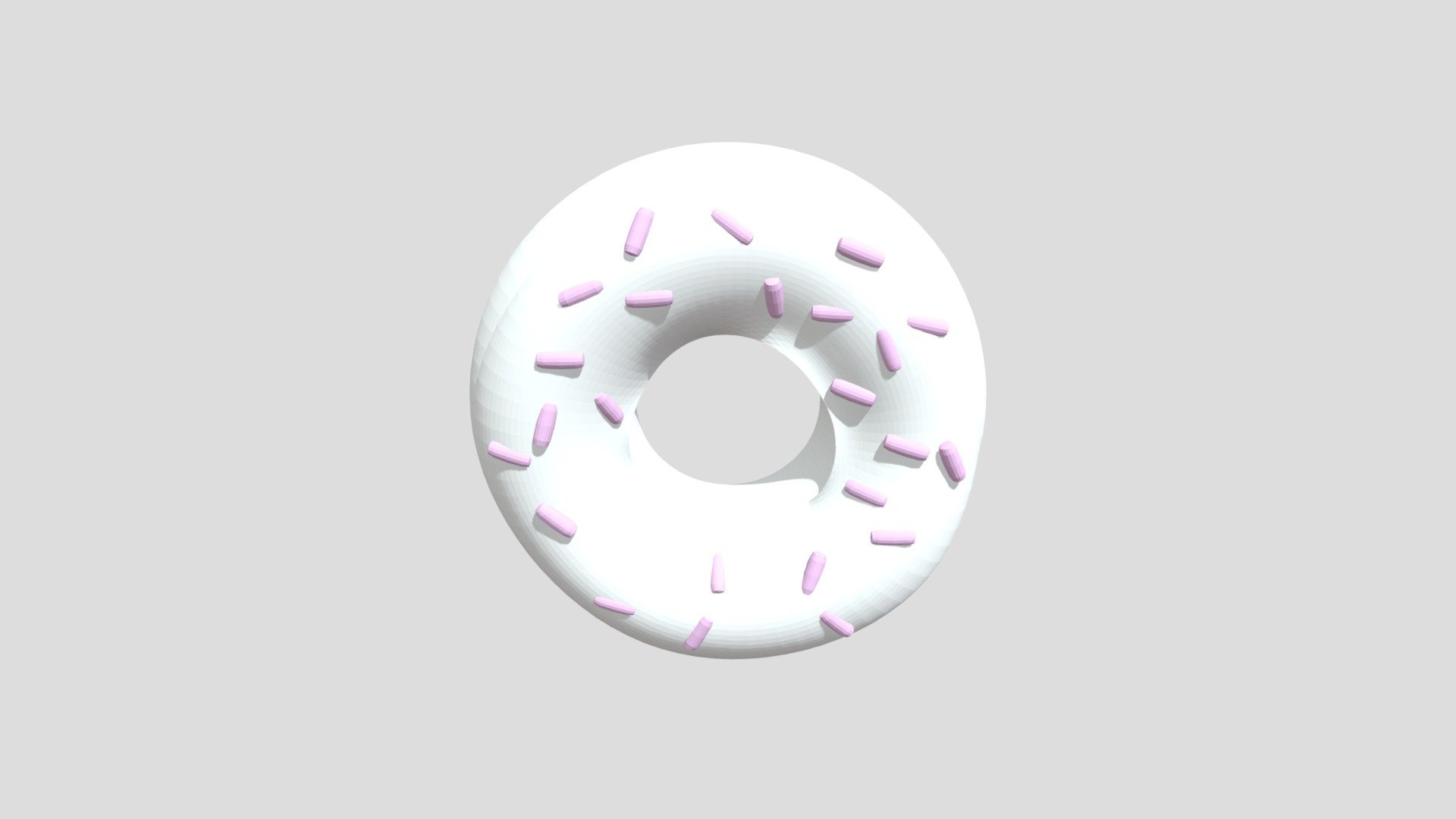 Donut from Poly by Google - 3D model by IronEqual (@ie-niels) [4b4a767 ...