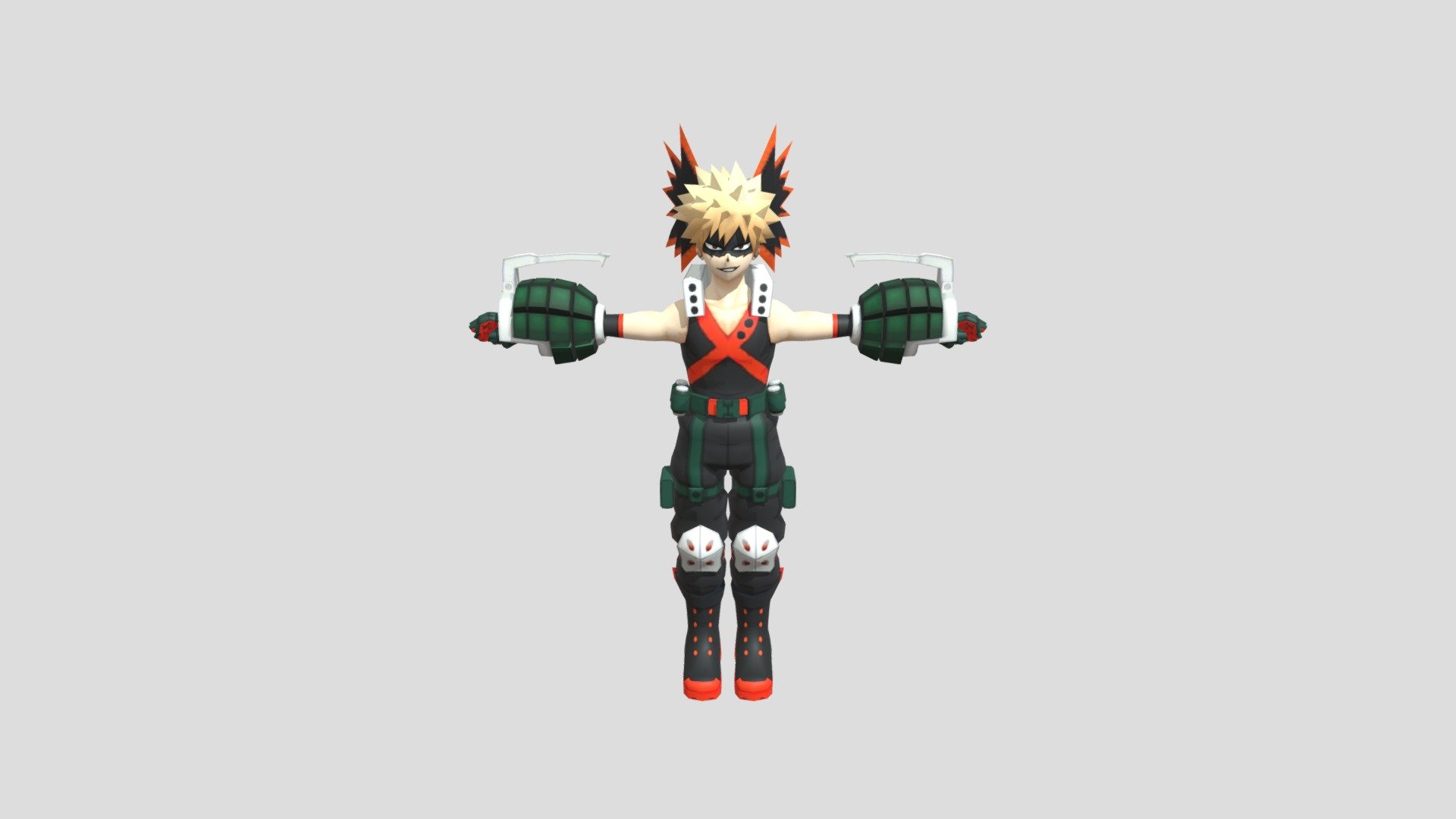 3DS - Boku No Hero Academia Battle for All - Kat - 3D model by ...