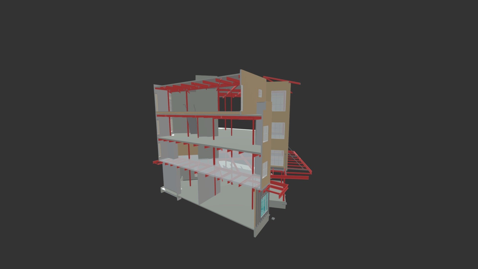 Lofts Section - 3D model by JLR Images (@Jason.Richerson) [4b4cd55 ...