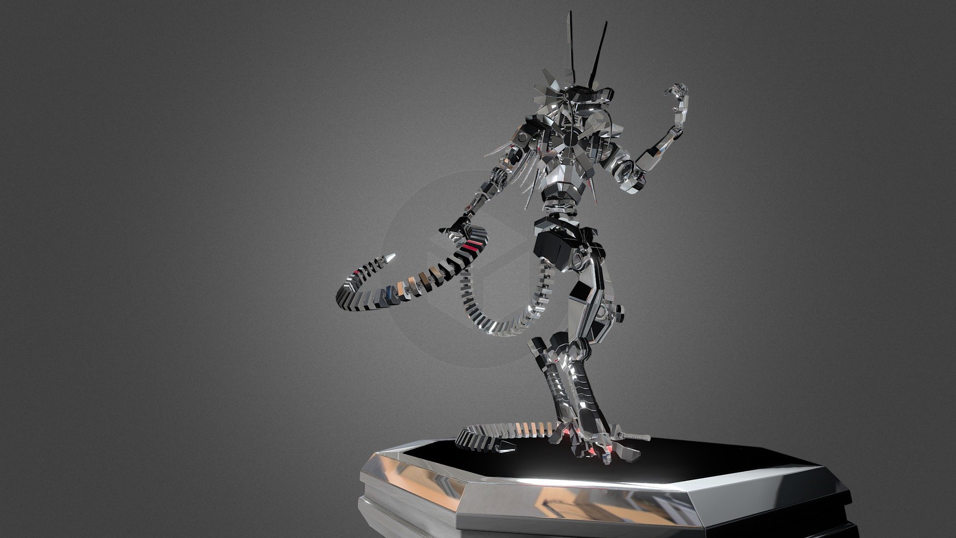 Anubis cyborg - 3D model by Mindnexx_Obelia (@oliviereson_mindnexx ...