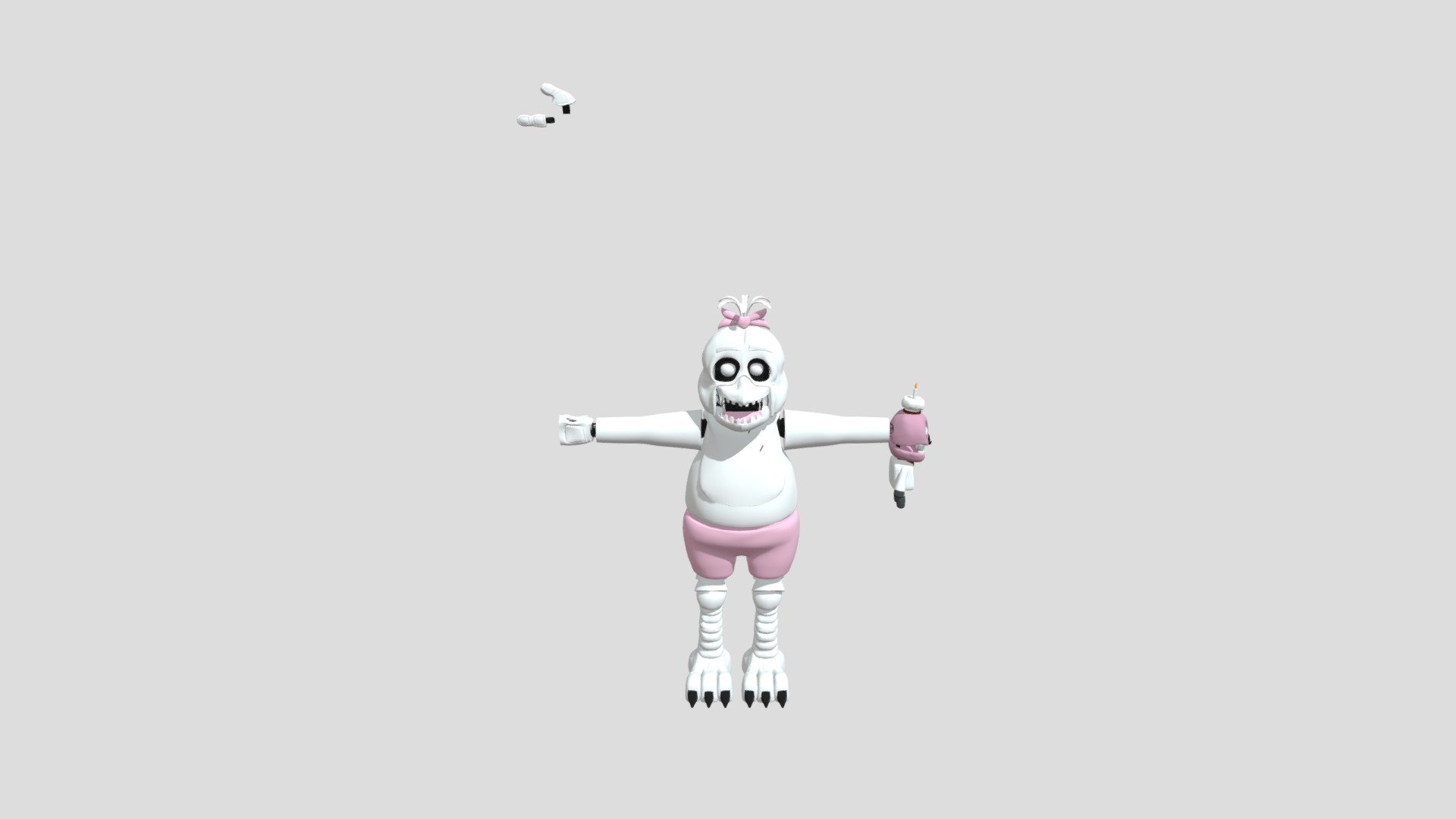 Chica Fnaf Plus By Ubuntutu - Download Free 3D model by Circus Baby ...