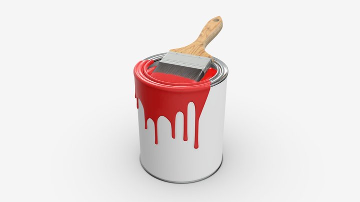 Paintbrush 3D models - Sketchfab