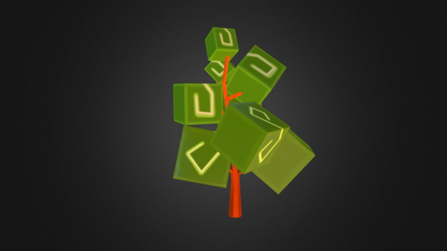 Tree of Cubes - 3D model by masalart [4b52182] - Sketchfab
