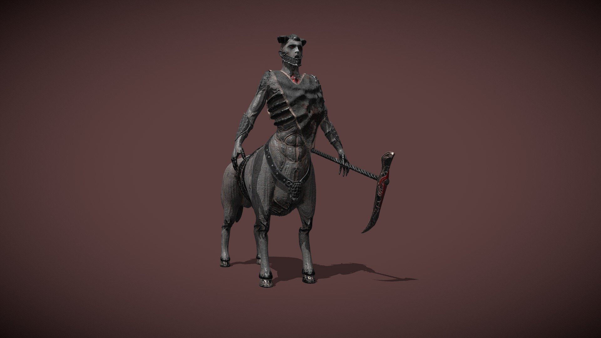 Devil Centaur - Herald of Chaos - 3D model by elix_03 [4b5296d] - Sketchfab