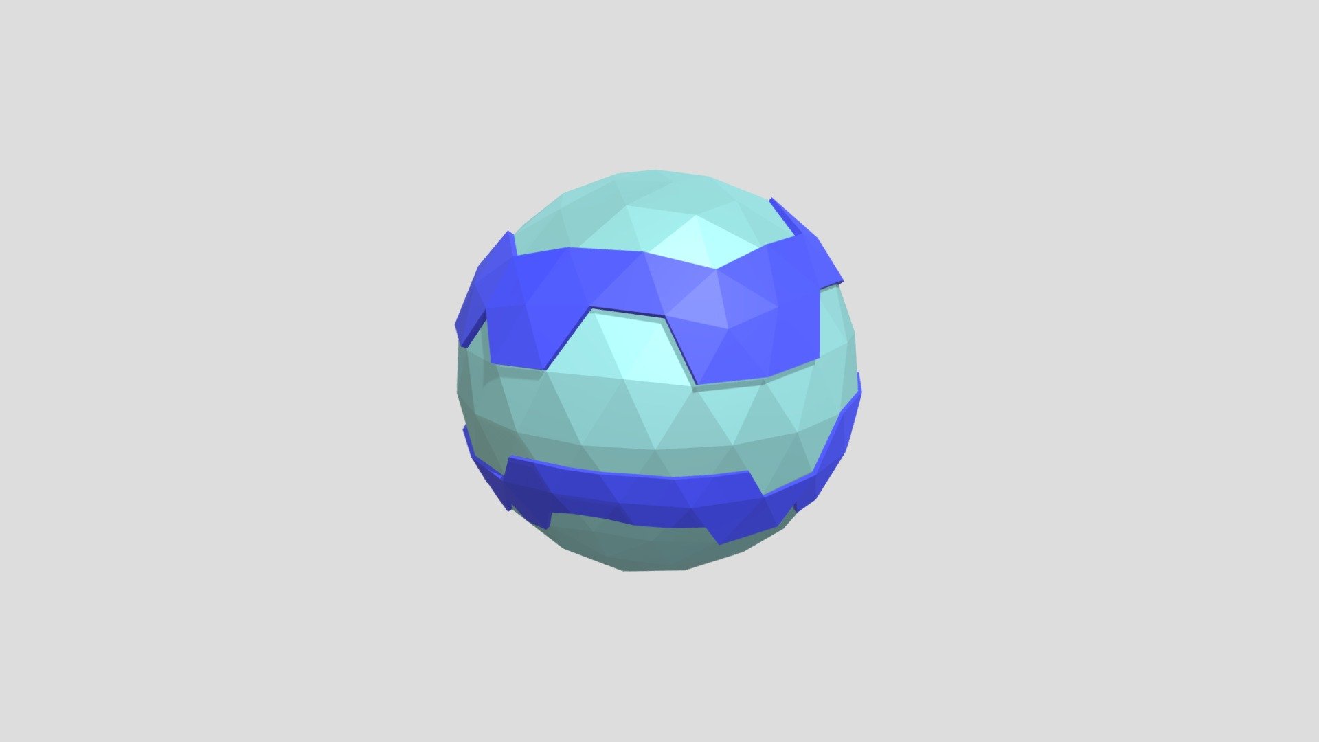 Blue Low Poly Planet - Download Free 3D model by JupiterSwears [4b53286 ...