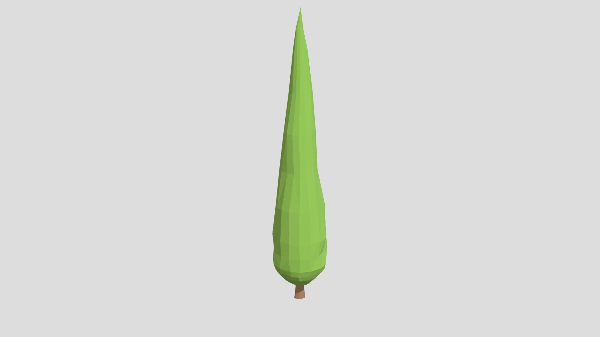 Lowpoly Cypress Tree - 3D model by mzhavoro [4b53328] - Sketchfab