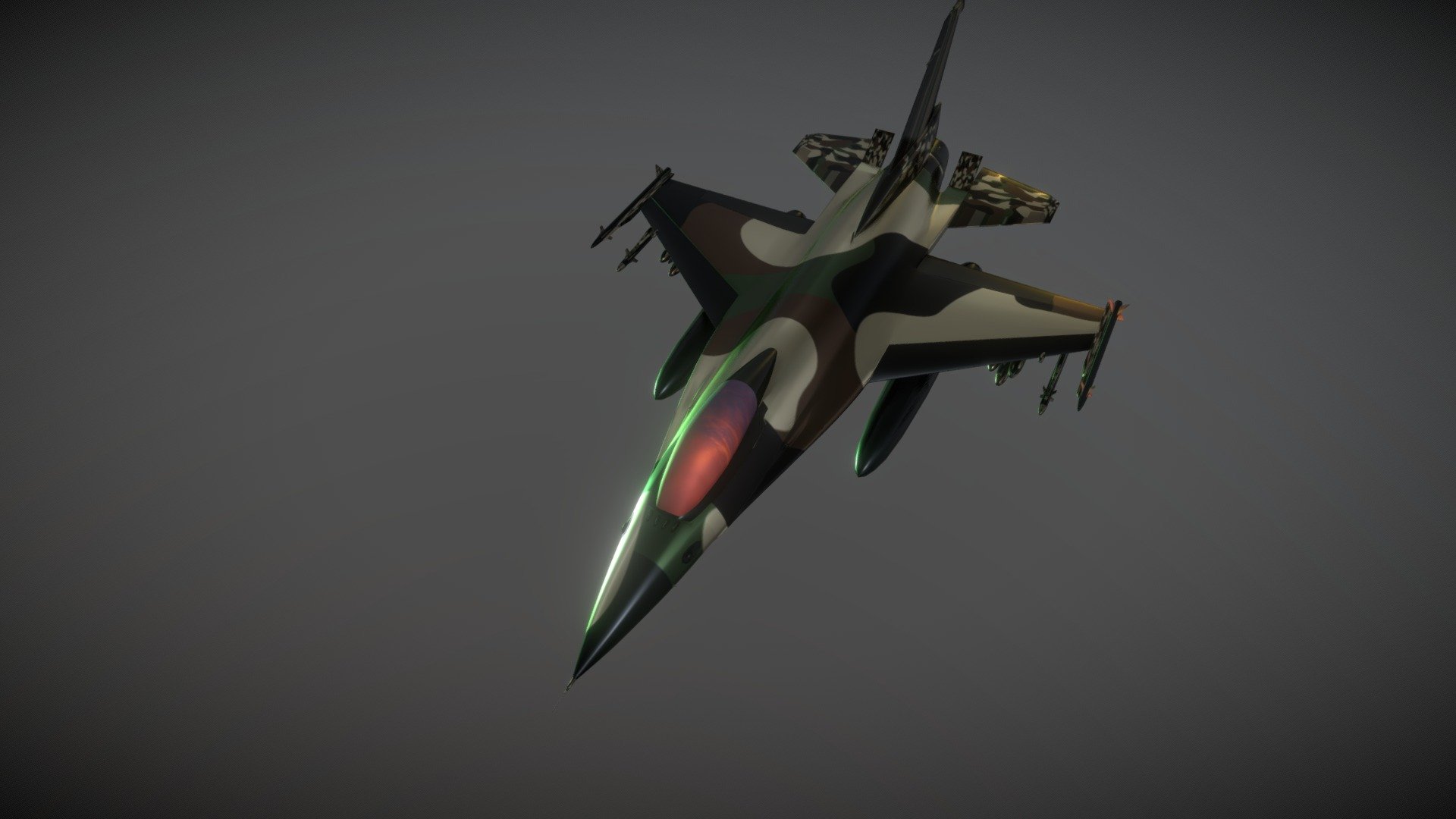 F16 Cred - Download Free 3D model by romel2021 [4b53e9a] - Sketchfab