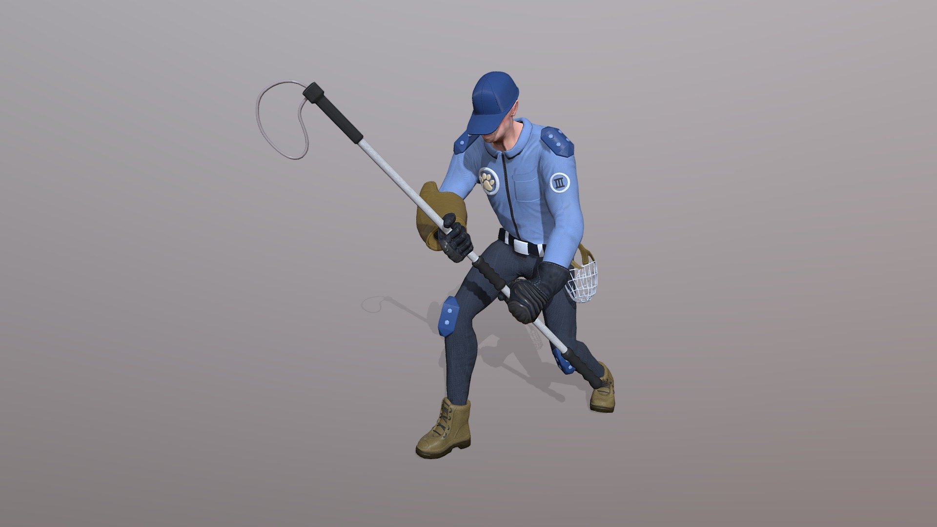 Dog Catcher - 3D model by Rene Wolf (@Rene_Wolf) [4b545fa] - Sketchfab