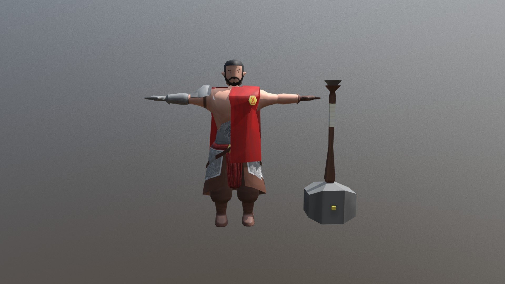 Warrior - 3D model by JayBro [4b56337] - Sketchfab