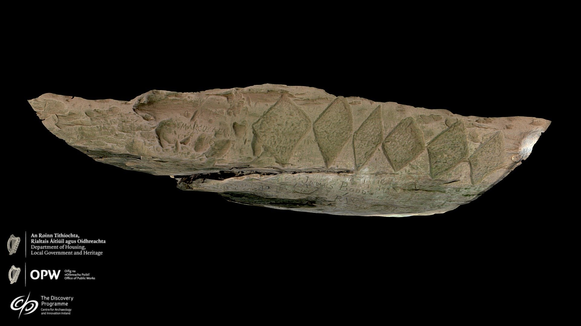 Newgrange Corbel Co.1/C15-16 (photo) - 3D model by The Discovery ...