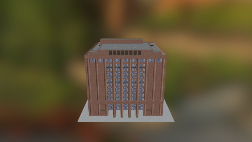 NYU - Bobst Library - 3D model by Ash Calloway (@ashcalloway) [4b5c574 ...
