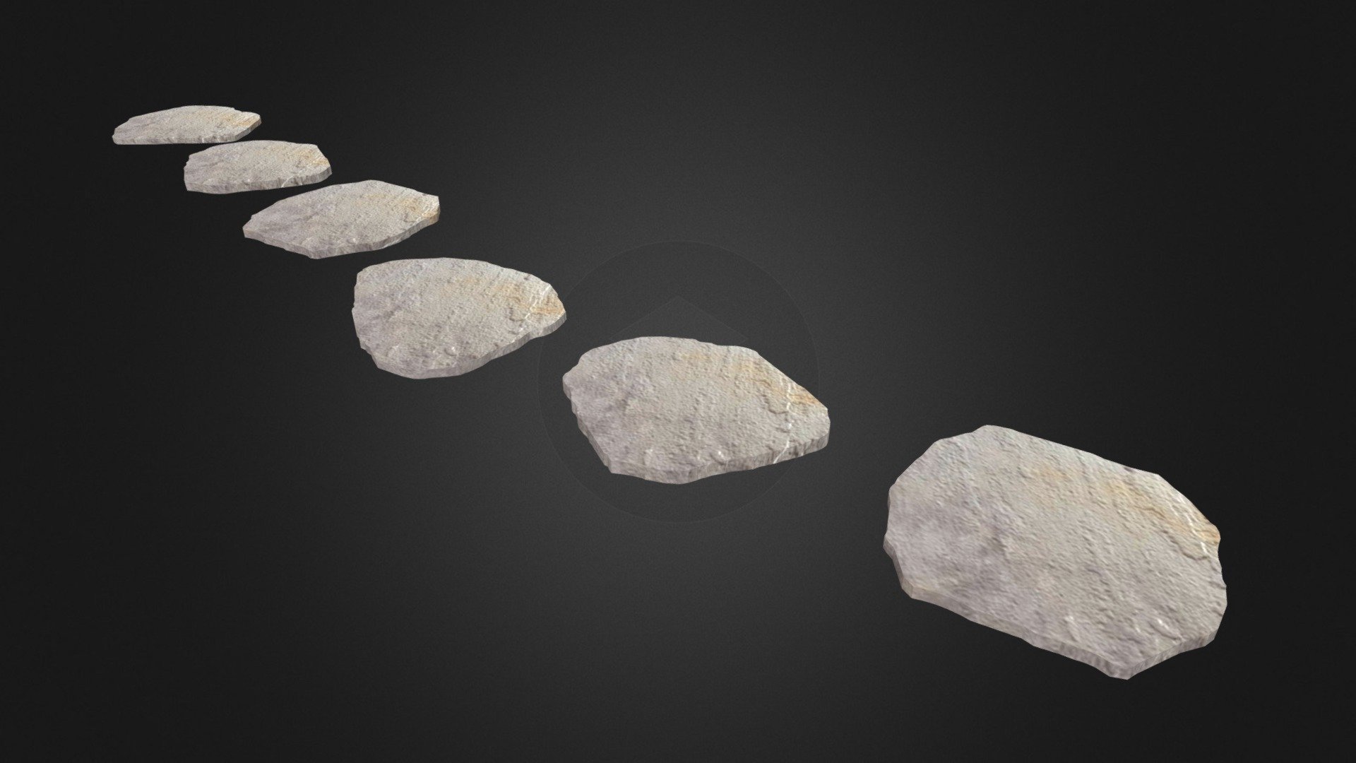 Slate Stepping Stones - Download Free 3D model by Oyugi Mark (@oyugi ...