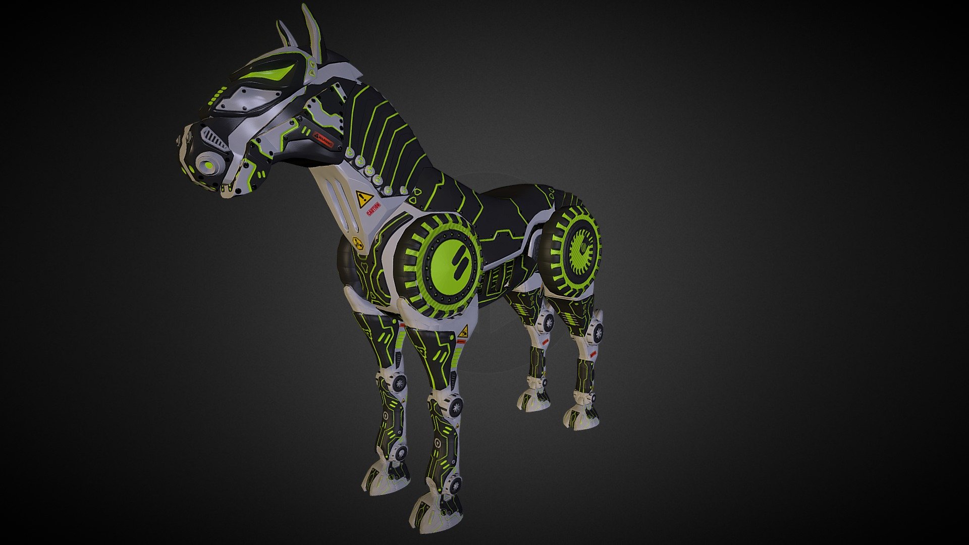 Robohorse - Buy Royalty Free 3D model by Harlyk [4b5dca8] - Sketchfab Store