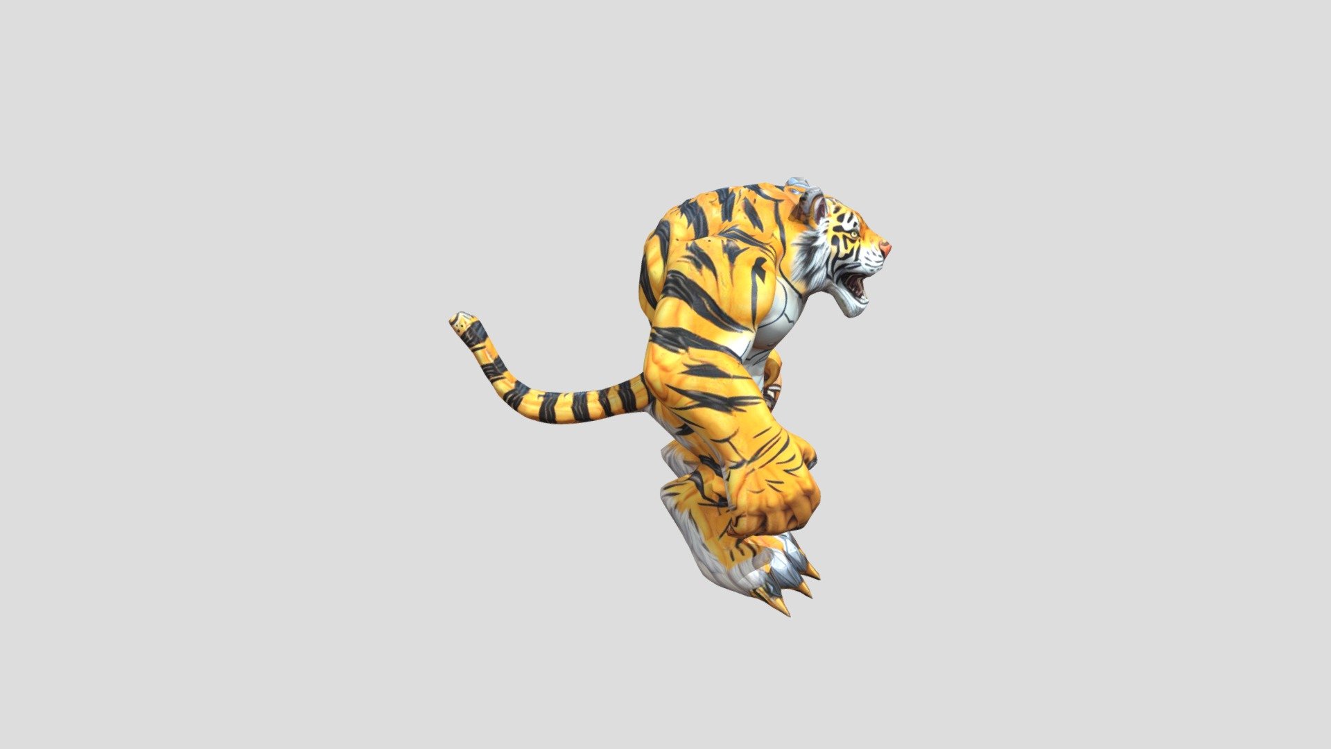 wrester_humanoid_tiger,_detailed,_world_of_warcr - Download Free 3D ...