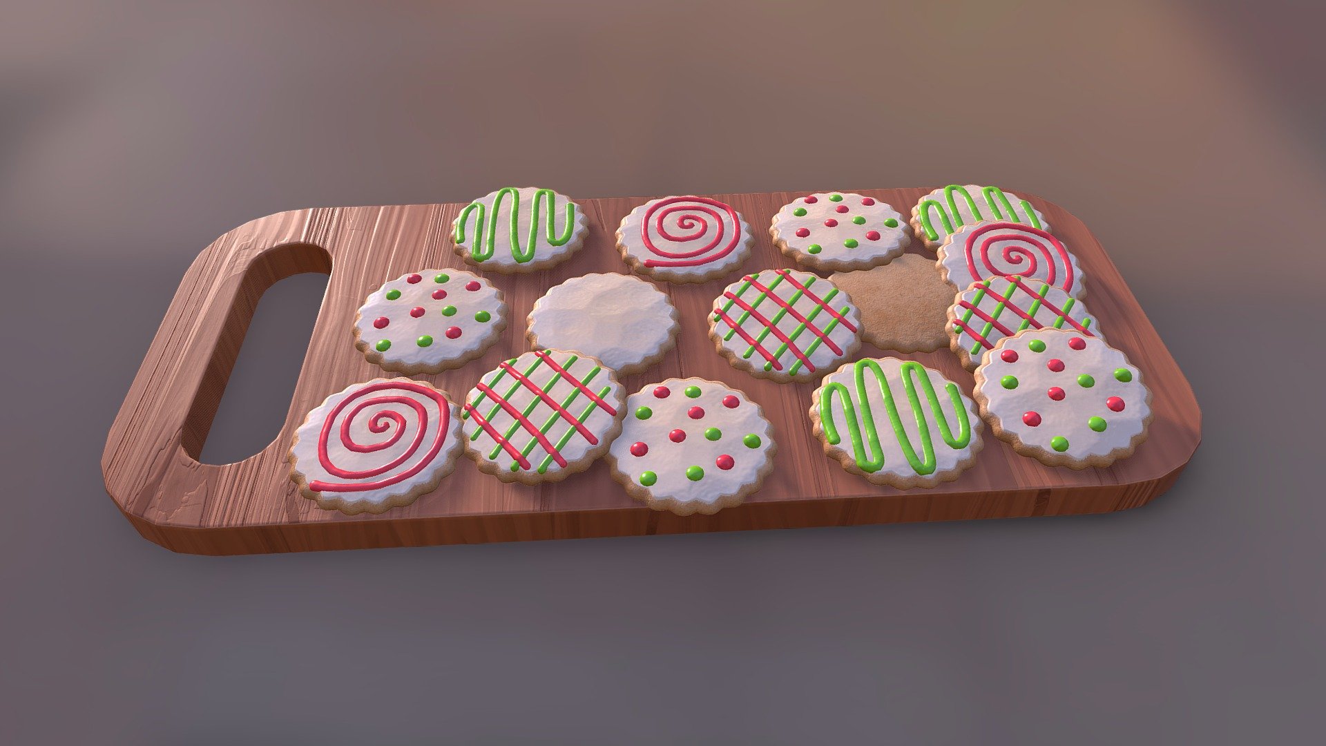 Christmas Cookies - Buy Royalty Free 3D model by Sebastian.BA [4b5e8ba ...