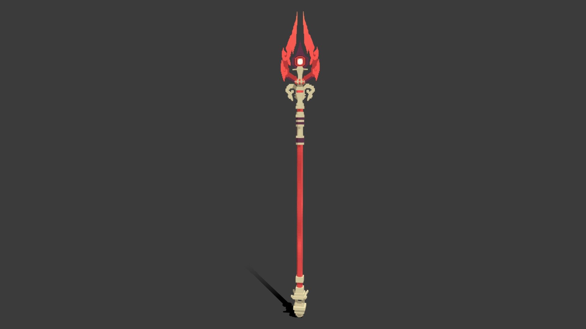 Staff Of Homa - Voxel - 3D model by Detara [4b616b8] - Sketchfab