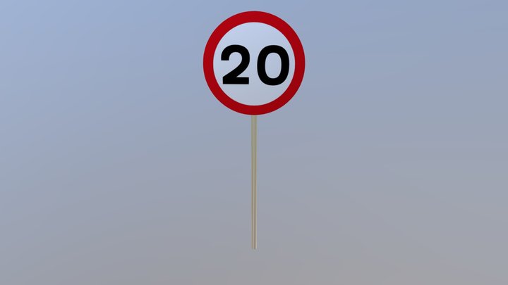 Traffic-signs 3D models - Sketchfab