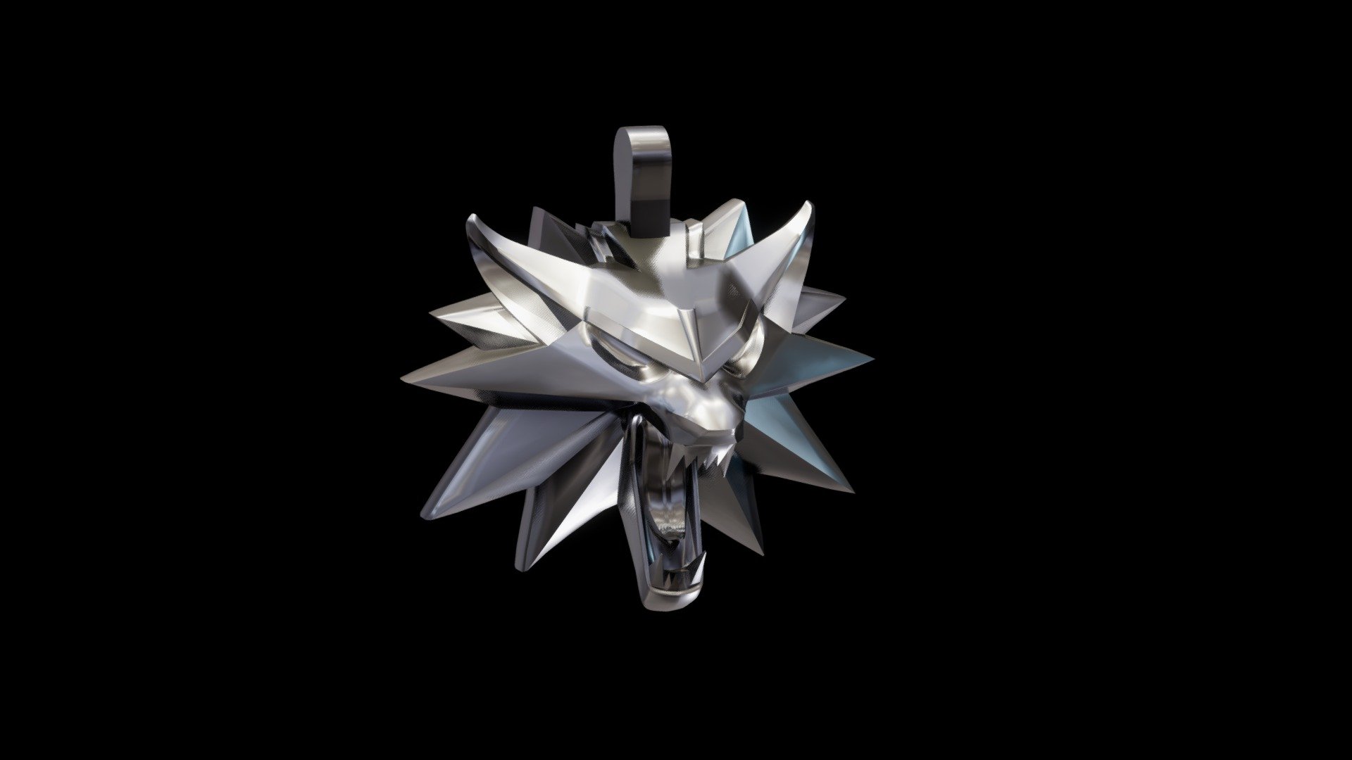 Witcher Wolf School Medallion - Download Free 3D model by charles.woods ...