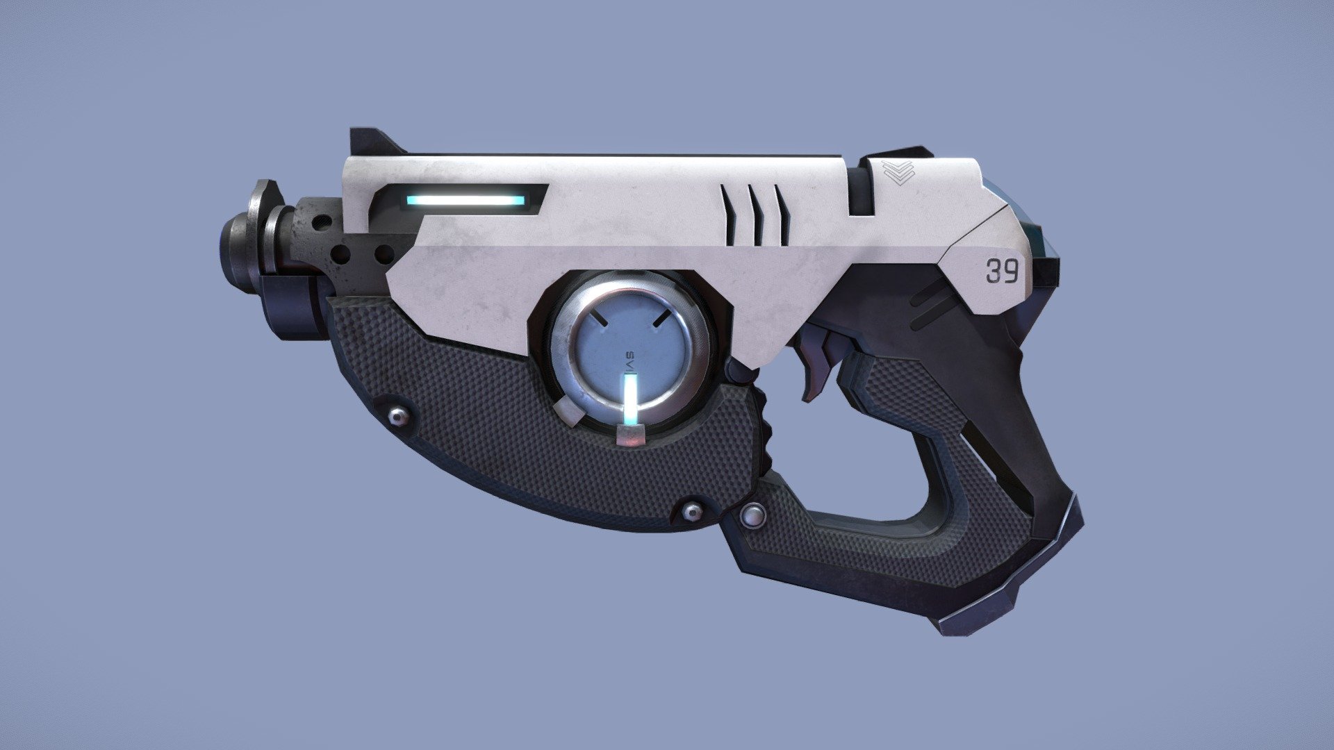 Tracer's Pulse Pistol - 3D model by StefanVink [4b63737] - Sketchfab