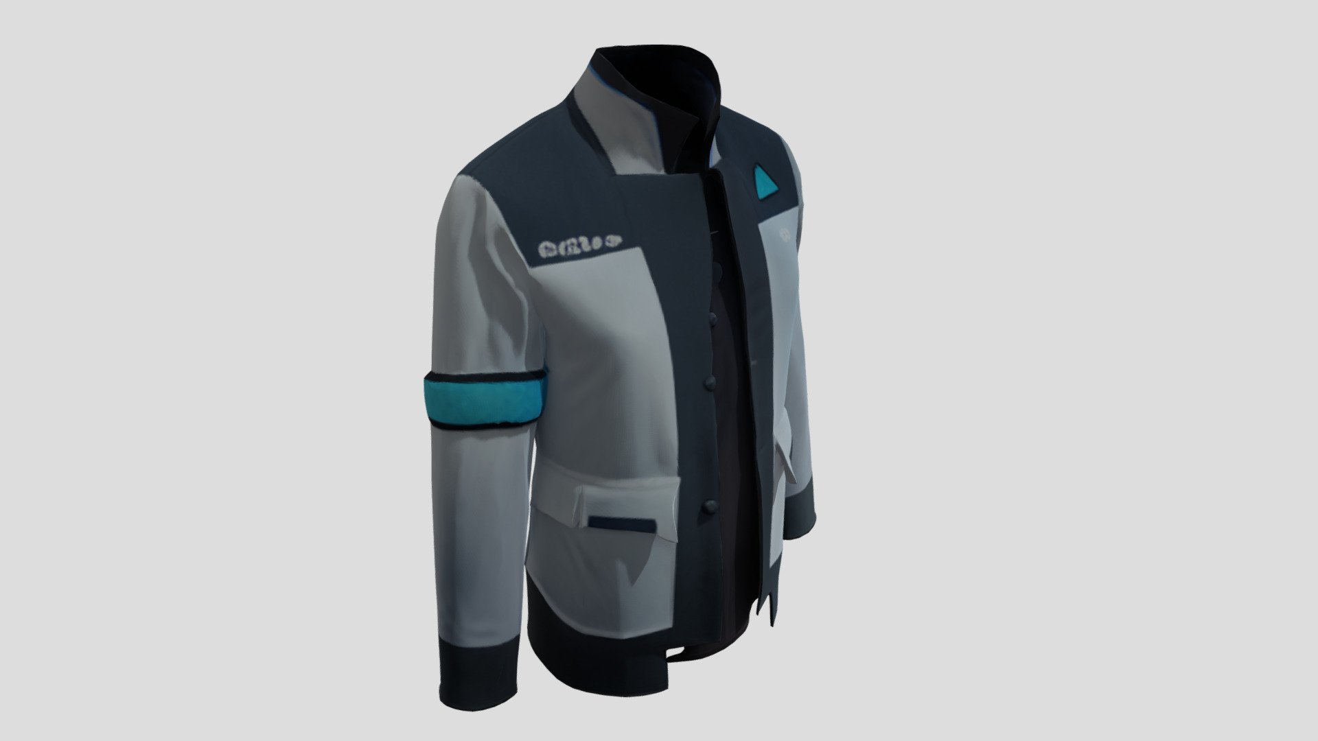 Connor RK900 Costume – AI-Generated - Download Free 3D model by Q ...