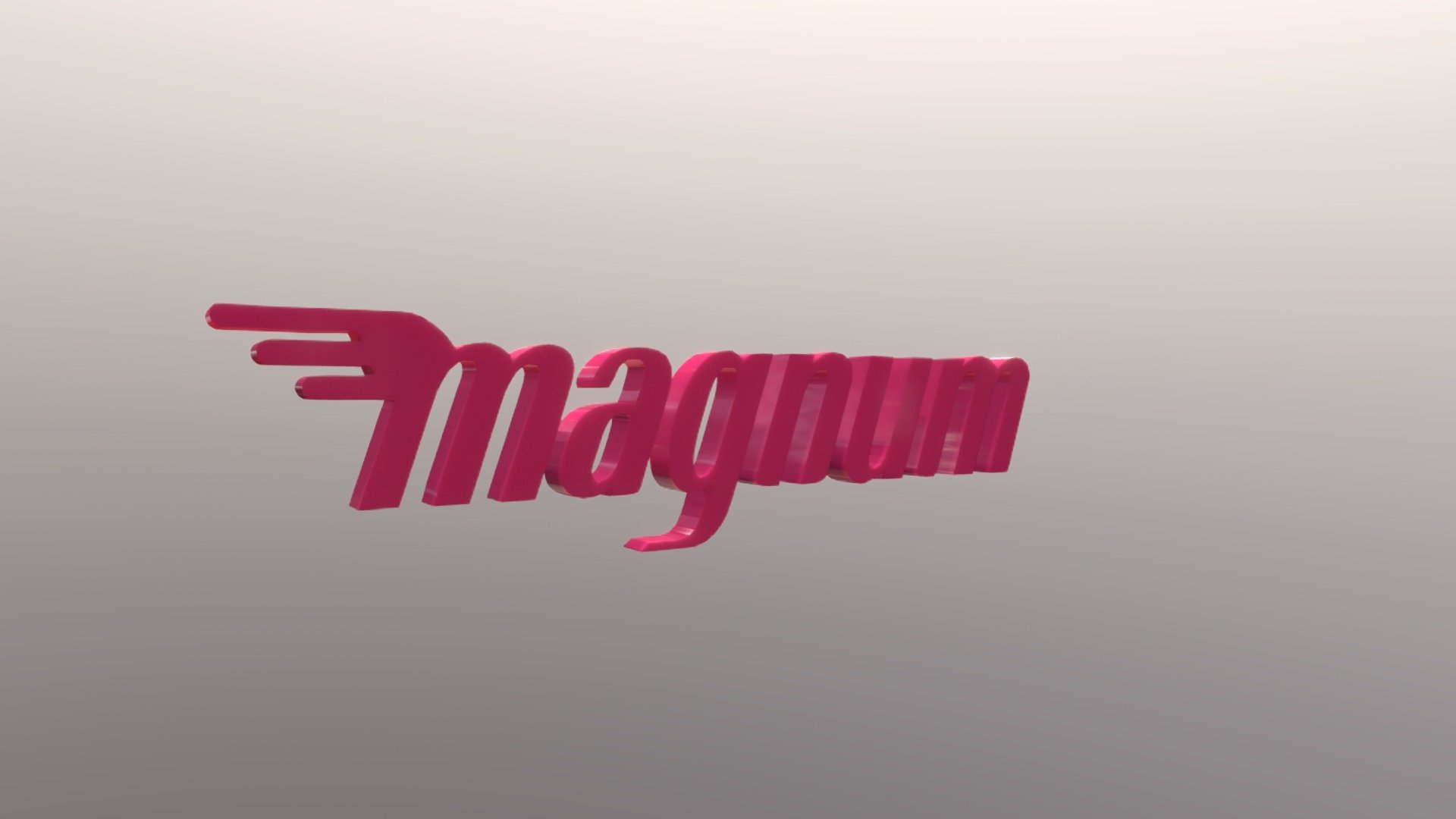 magnum_logo_AR - Buy Royalty Free 3D model by Yuliya (@rendergirl ...
