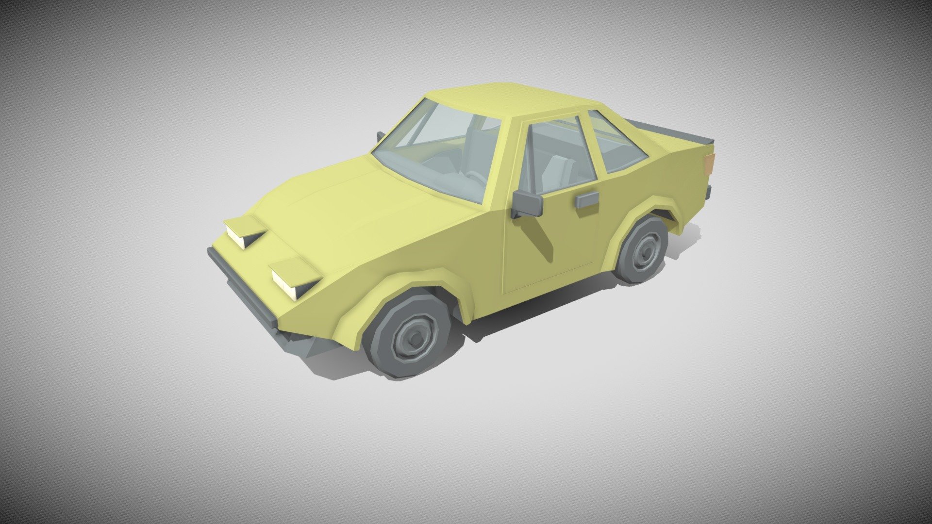 Low-poly sport car - Buy Royalty Free 3D model by scailman [4b6717c ...